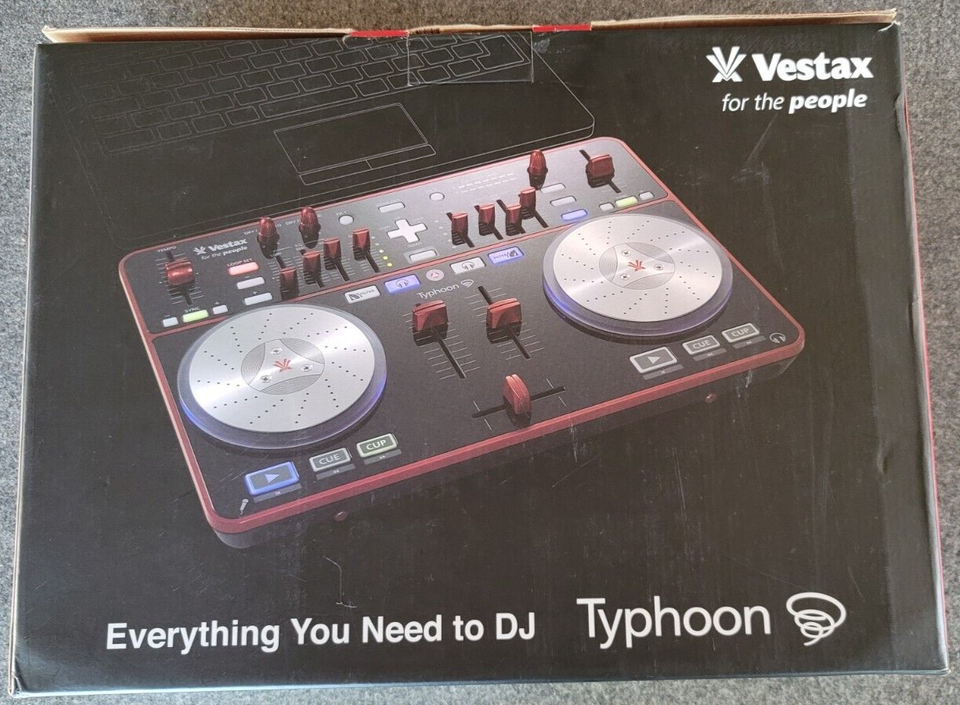 DJ Virtual Midi Controller Vestax Typhoon Double Deck Windows Mac 2009 ...