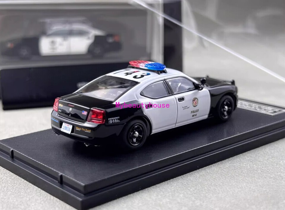 Rollin 1:64 2008 LAPD Charger Police Muscle Model Diecast Metal Car | eBay