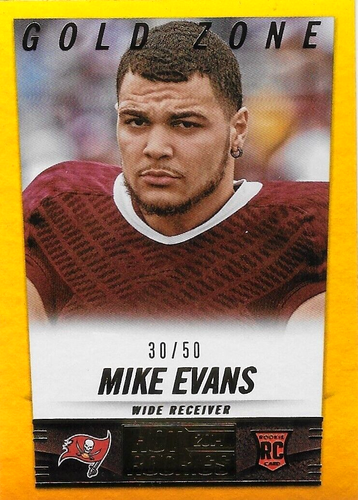 2014 Panini Hot Rookies - Gold Zone #410 Mike Evans /50 (RC) for sale ...