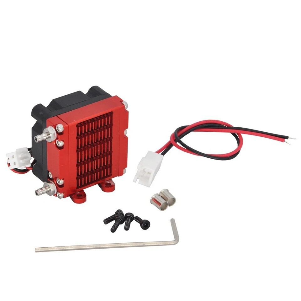 Mini Red Hydraulic Radiator Metal CNC For EC160E E011 K336GC RC ...
