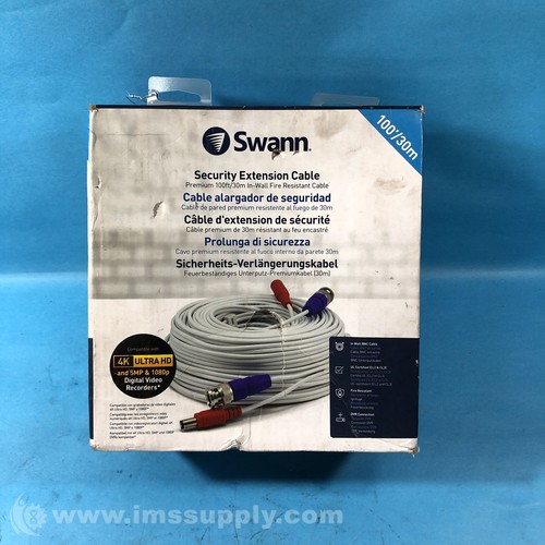 Swann SWPRO-30ULCBL BNC 100ft/30m Security Extension Cable FNFP | eBay