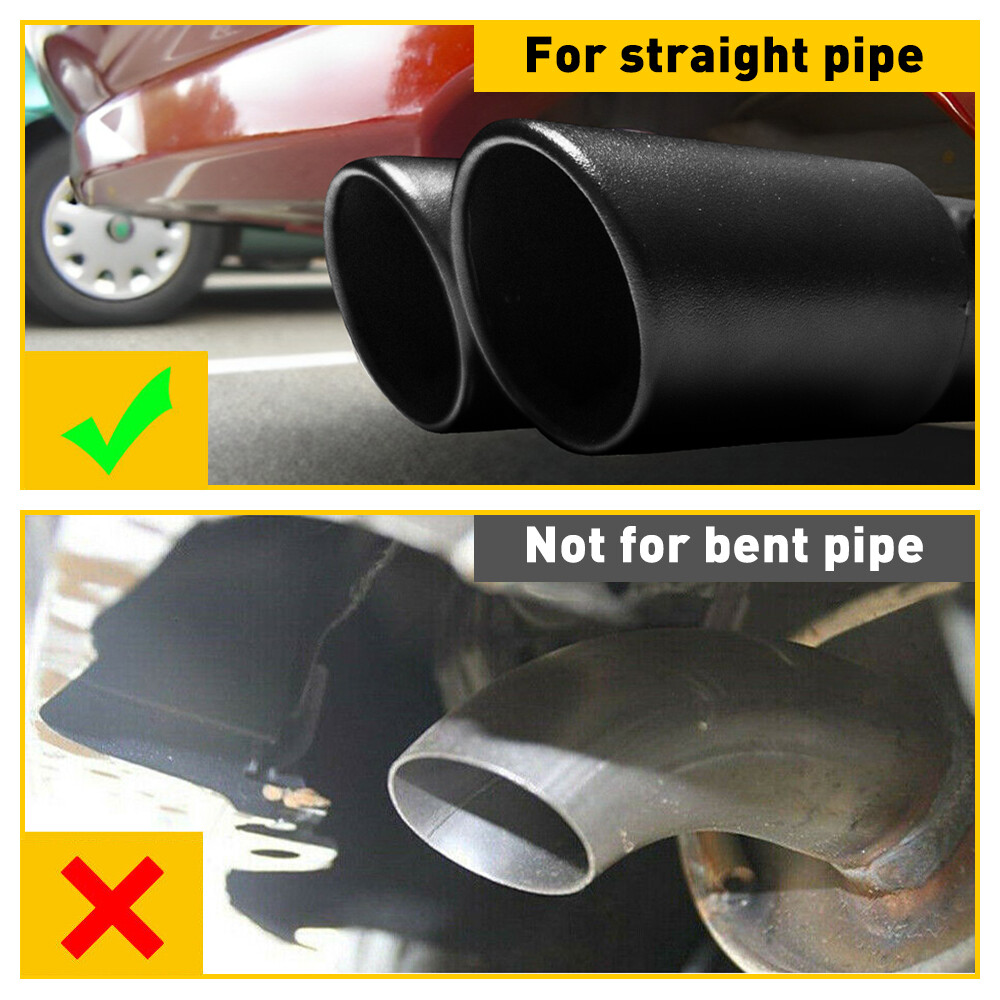 Car Rear Exhaust Pipe Tail Muffler Tip Auto Accessories Replace Kit ...