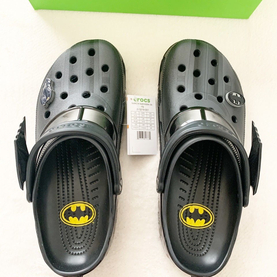 Crocs Batman Batmobile Classic Clog Black Men Size US 13 Limited ...