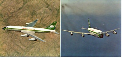 Cathay Pacific CONVAIR 880 JET Dual In Flight Hong Kong Airline Issued ...