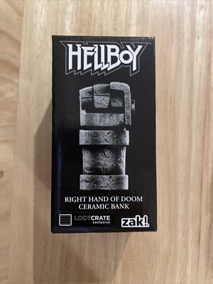 HELLBOY Right Hand of Doom Ceramic Coin Bank. Loot crate exclusive. | eBay