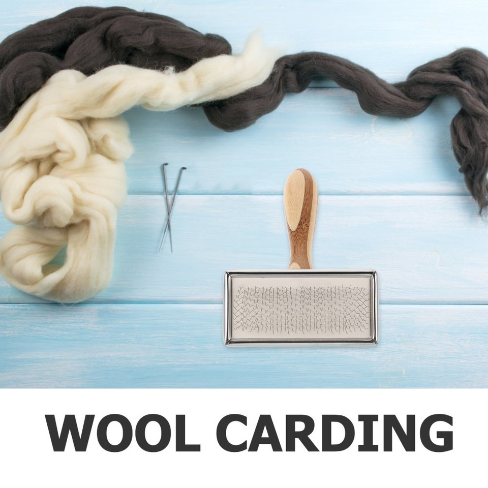 Wool Carder Brush - Hand Carders For Wool - Needle Felting & Pet ...