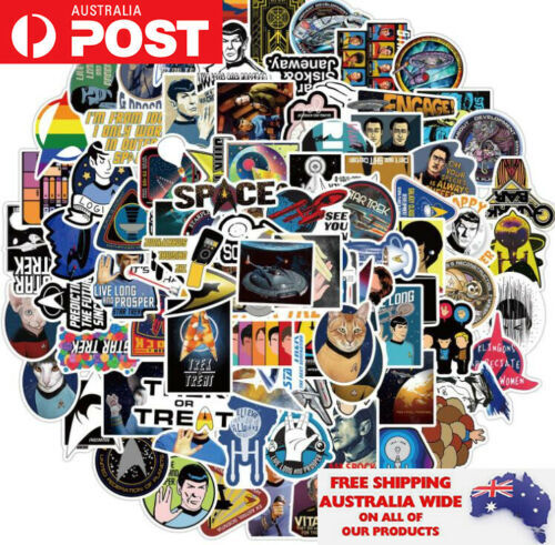 100x Star Trek Space Movie Sticker Pack Waterproof Graffiti Decal Gift ...