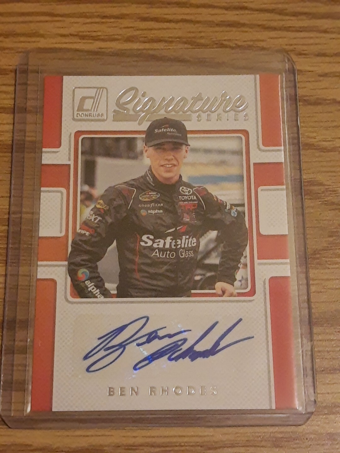 2018 Donruss Racing #SS-BR Ben Rhodes Auto Signature Series | eBay
