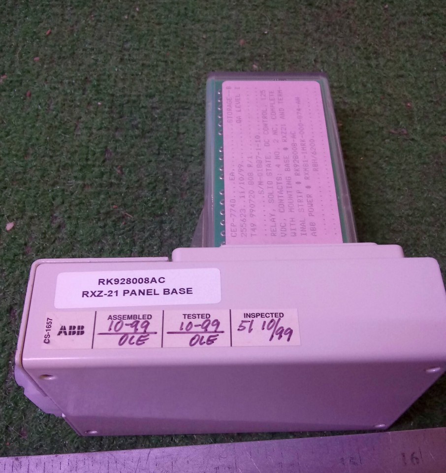 1 NEW ABB RXMB1-1MRK-000-874-AN RELAY w/RXZ21 & RK928008-AC NNB ***MAKE ...