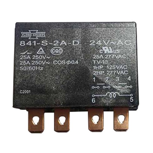 5Pcs SONG CHUAN 841-S-2A-S-D-24VAC Power Relay 6Pins 25A 277VAC | eBay