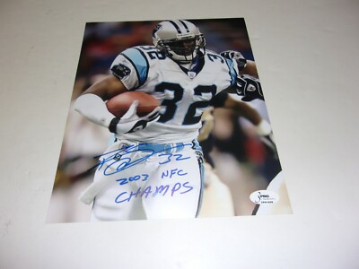 ROD SMART CAROLINA PANTHERS 2003 NFC CHAMPS 3-PRO/HOLO SIGNED 8X10 ...