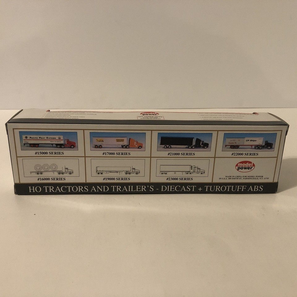 TraileRail Services Model Power HO 1:87 Diecast Tractor and Trailer | eBay