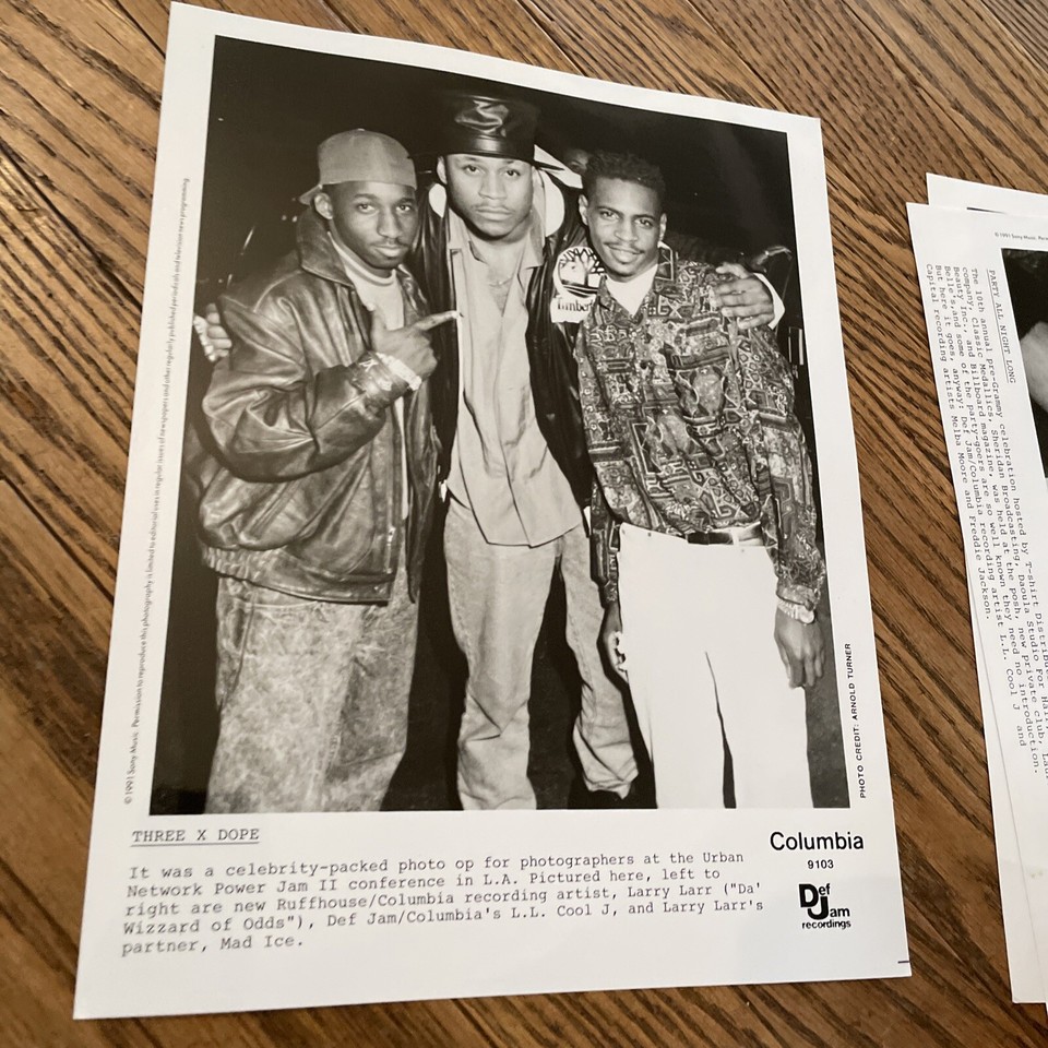 HUGE Def Jam Rap 90s MUSIC PRESS KIT Photo Hip Hop LL Cool J Public ...
