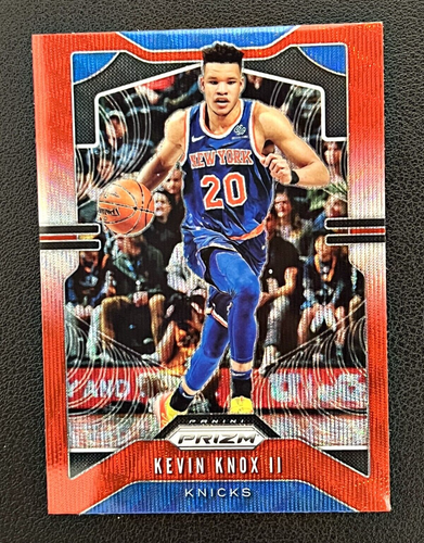 2019 Panini Prizm Basketball Kevin Knox Red Wave New York Knicks #175 ...