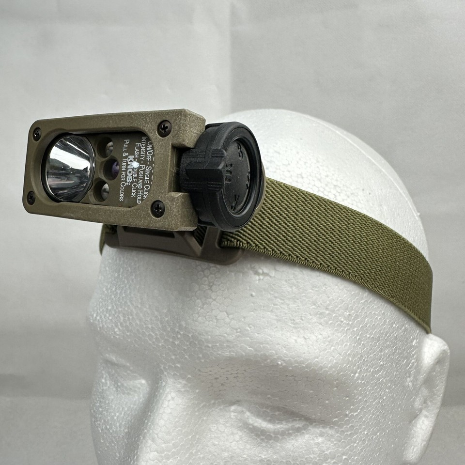 Streamlight Sidewinder Helmet Light Head Skull Elastic Mount Coyote ...
