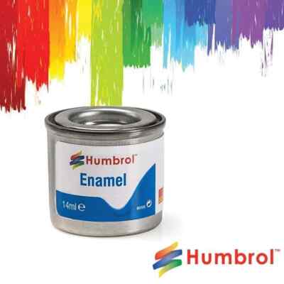 Humbrol Enamel Model Paint 14ml Gloss Metallic Satin Matt All Colours ...