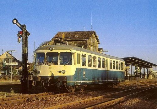 AK · Elektro-Triebwg. 515 018 (ETA 150) - DB - Bhf. Monsheim - 1988 (70 ...
