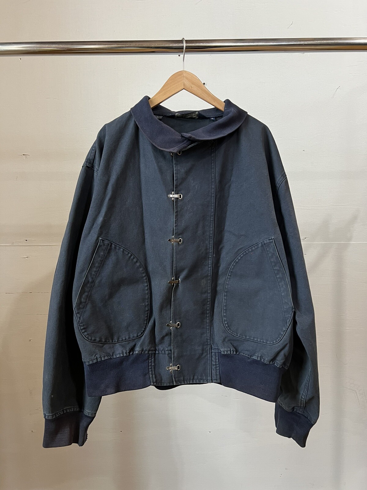 POLO Ralph Lauren USN NAVY Hook Deck Jacket Blue Rare… - Gem