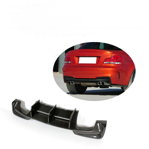 Carbon Fiber Rear Bumper Diffuser Lip Spoiler For BMW E82 1M Coupe 2D ...