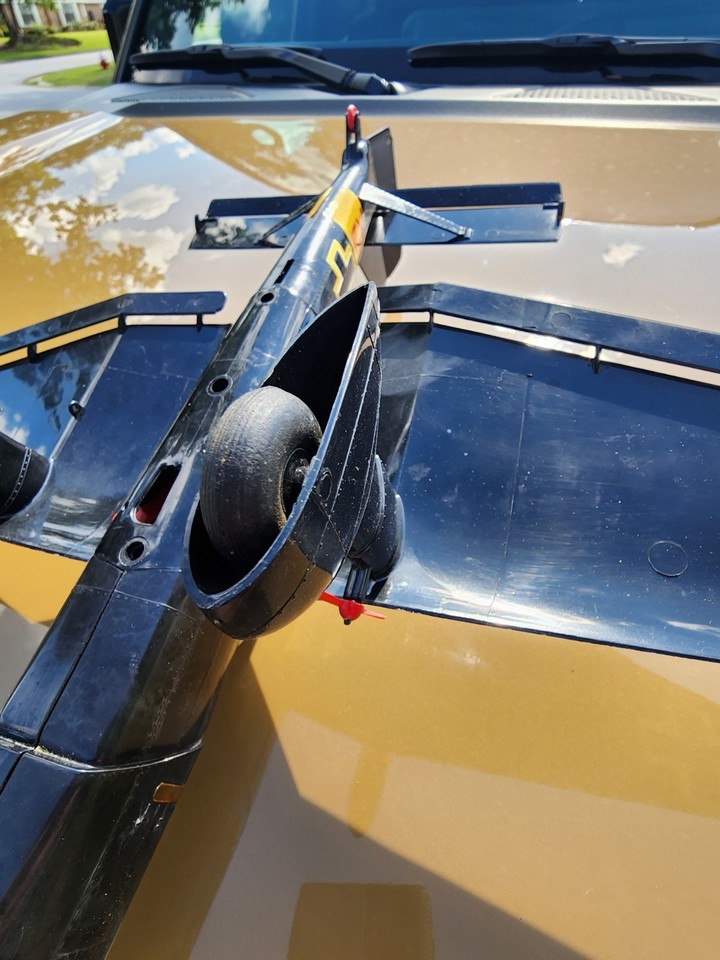 Cox C/L Gas Powered Flying Model Ju87d German Stuka Plane .049 Engine ...