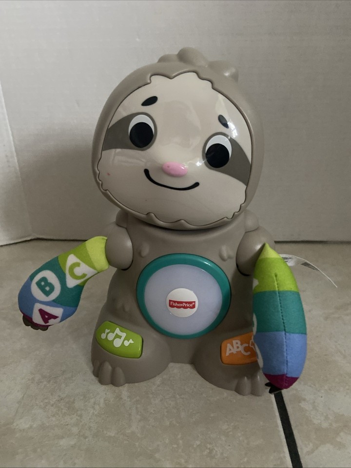 *6* Fisher-Price Linkimals Toys Sloth Penguin Peacock Hedgehog Moose ...