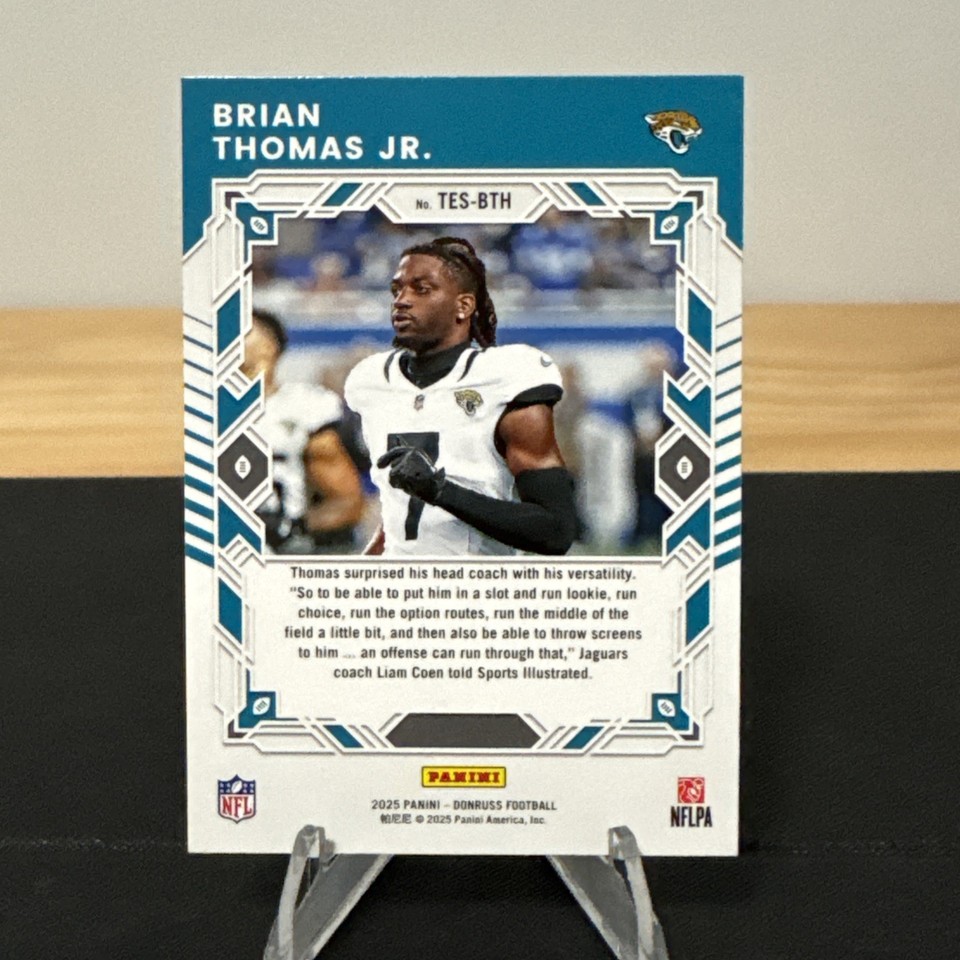 2025 Donruss Brian Thomas Jr Elite Series Jacksonville Jaguars #TES-BTH ...