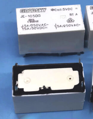 1Pce JE-105D 5VDC 5A 250VAC Power Relays 5Pins #D9* | eBay