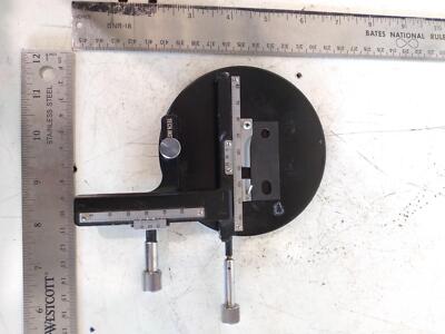 MICROSCOPE PLATFORM MICROMETER MEASURING PRECISION 2 AXIS Caliper Ruler ...