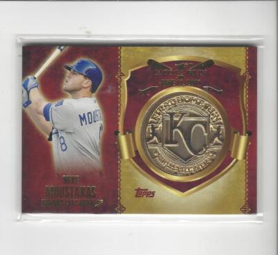 2015 Topps First Home Run MEDALLION Mike Moustakas Royals | eBay