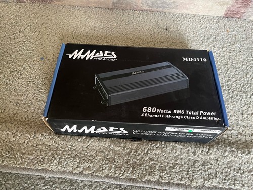 MMATS Pro Audio MD4110 4 Channel Amplifier 4x100w RMS @ 4OHMS -=BRAND ...