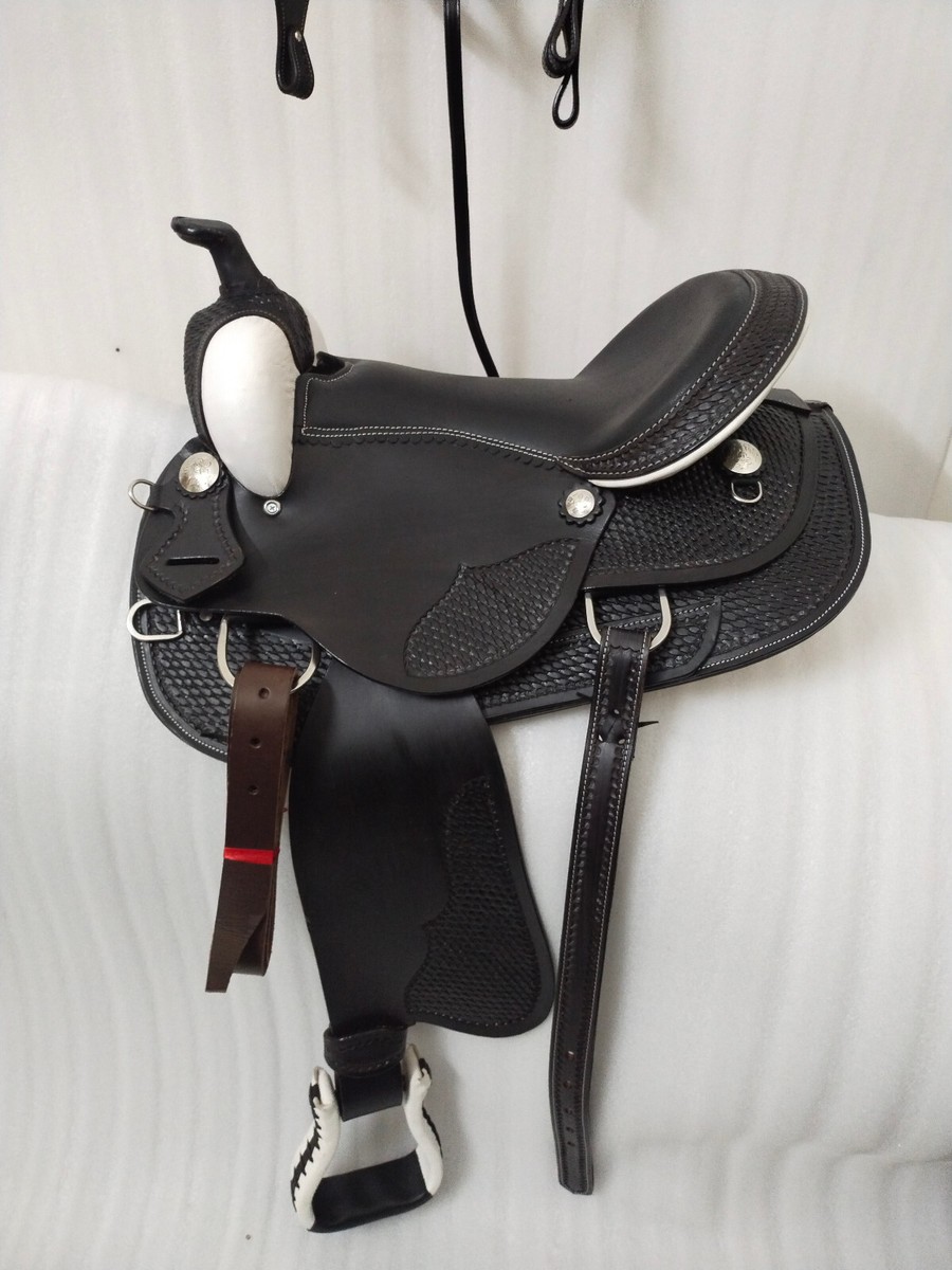 Black Barrel Racing Saddles