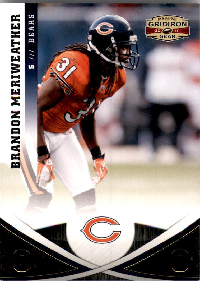 2011 Panini Gridiron Gear - Gold O's #148 Brandon Meriweather /100 for ...
