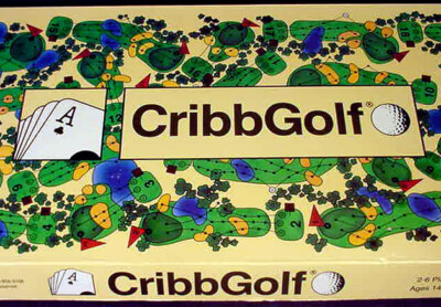 CRIBBGOLF Board Game CRIBBAGE GOLF Card JK 1992 Golfer CLUBHOUSE ...