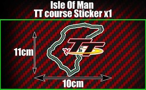 Isle Of Man TT Races Course Decal Sticker, Manx GP Moto Road Races car ...