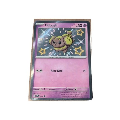 Fidough 069 Scarlet & Violet Black Star Promo Holo Pokemon Card TCG ...