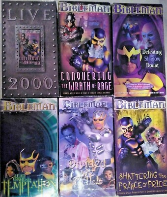Bibleman LOT (6 VHS, 1998-2004) MOTIVATIONAL CHRISTIAN FAMILY | eBay