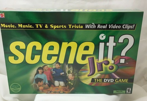 Scene it? Jr DVD Factory NEW Sealed Music Sport Movie Clips Trivia ...