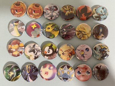 BRAND NEW Pokemon Button Pin 25mm Badges Great For Party's PRICE IS FOR ...