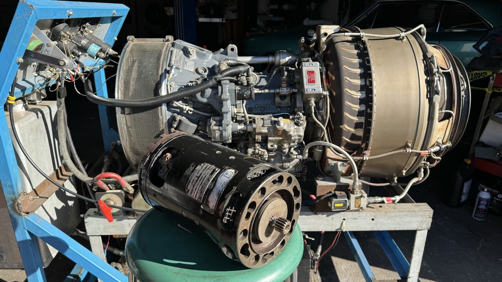 Lycoming Helicopter Engine T53-L11 Bell UH1 Engine Starter Generator | eBay