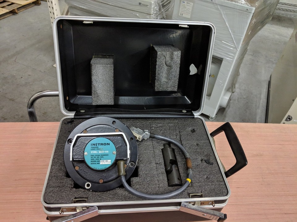 INSTRON TENSION TESTER CLAMPS AND LOAD CELLS | eBay