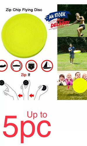 Zip Chip Flexible Catching Game Flying Disc Mini Pocket ZipChip Spin ...