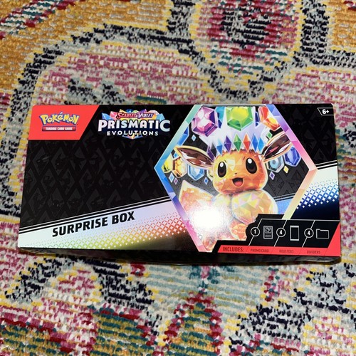 Prismatic Evolutions Surprise Box with Dividers - Empty (No Packs) | eBay