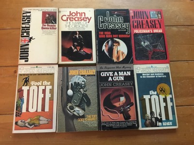 John Creasey Lot Of 8 Paperbacks Mystery, Crime, Detective jc1 | eBay