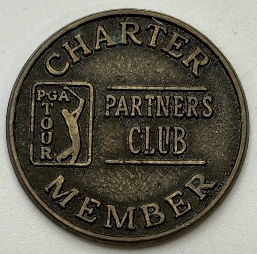 OFFICAL PGA TOUR PARTNERS CLUB CHARTER MEMBER BALL MARKER TOKEN X-553 ...