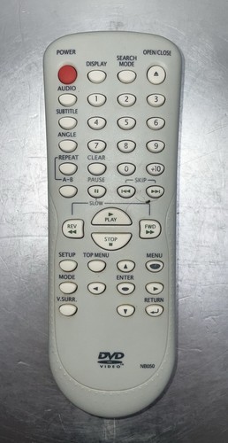 NB050 Emerson Funai Sylvania Symphonic DVD Player Remote Control Tested ...