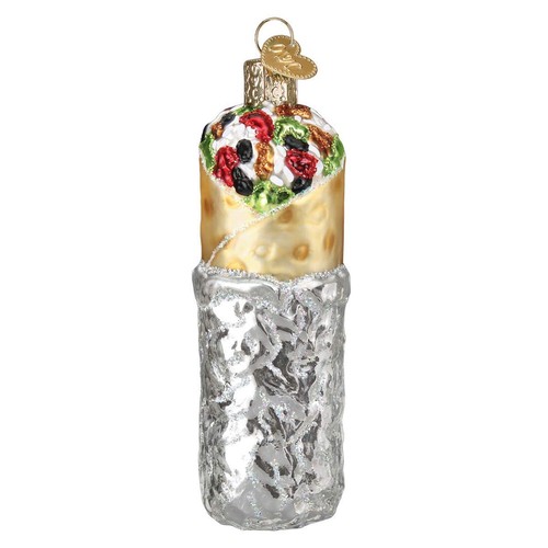 Old World Christmas Burrito Glass Blown Ornaments for Christmas Tree ...