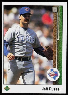 1989 Upper Deck Jeff Russell Texas Rangers #461 | eBay