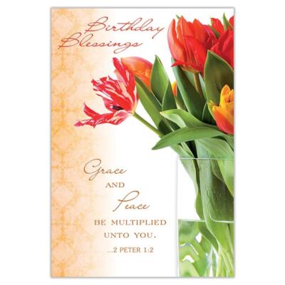 Birthday Blessings Card Size 4.5in x 6.75in Pack of 12 | eBay