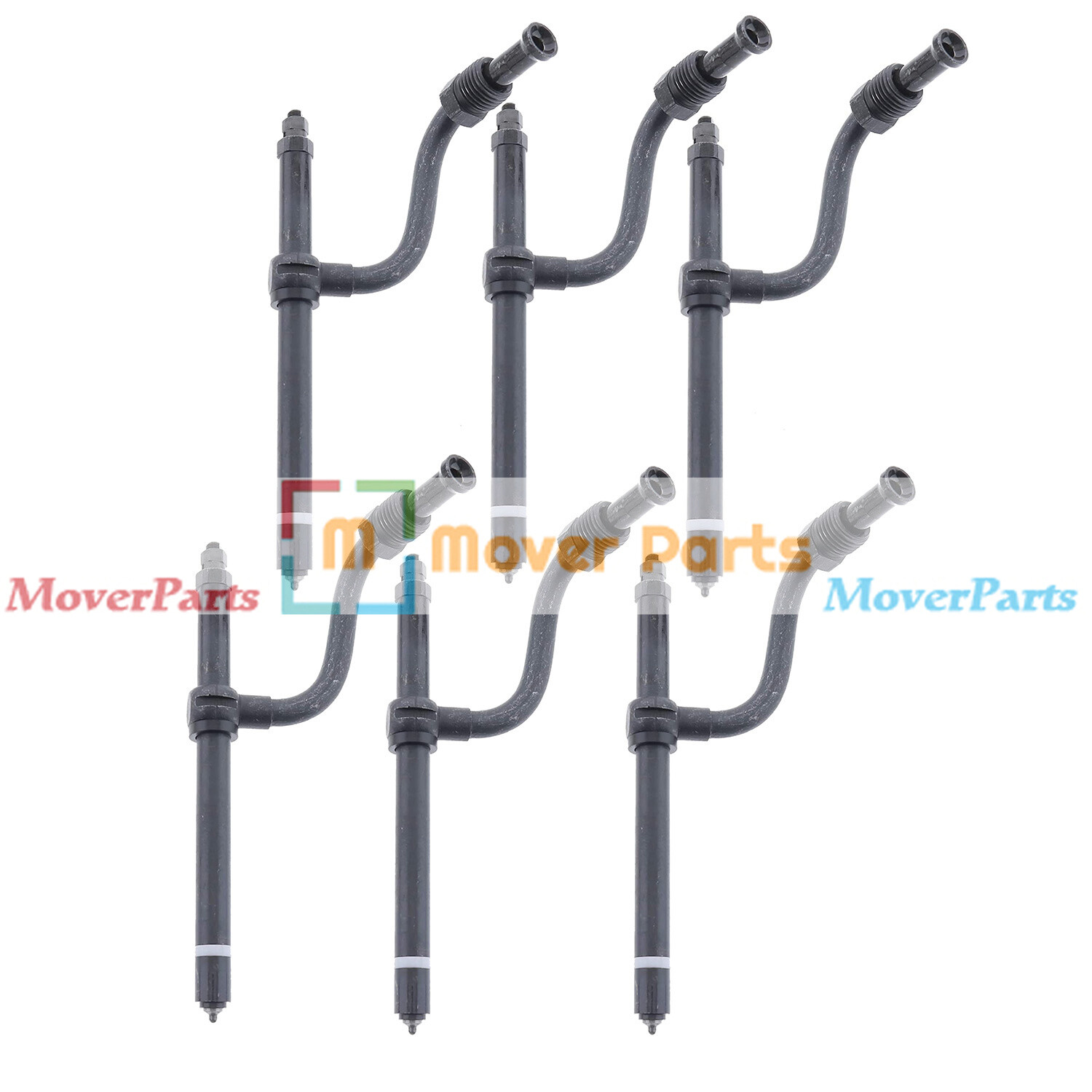 6X Injector AR39811 AR50781 For John Deere 3010 3020 4000 4010 4230 ...