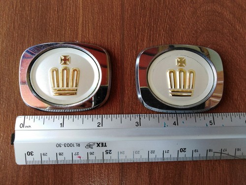 TOYOTA CROWN SIDE ROOF PILLAR EMBLEM CROWN LOGO BADGE GENUINE 1 pair ...